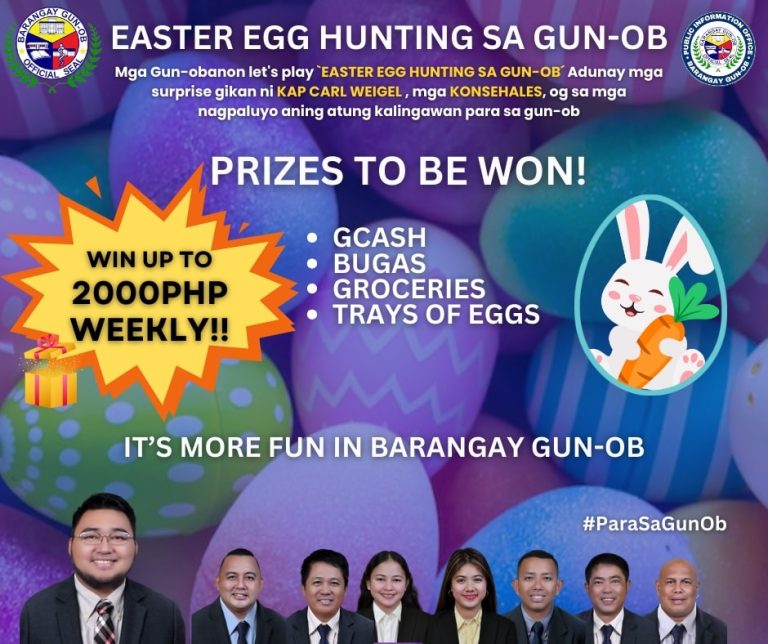 #SmartGunob: Innovative Digitalization for Smarter Gun-ob. #ParaSaGunob.